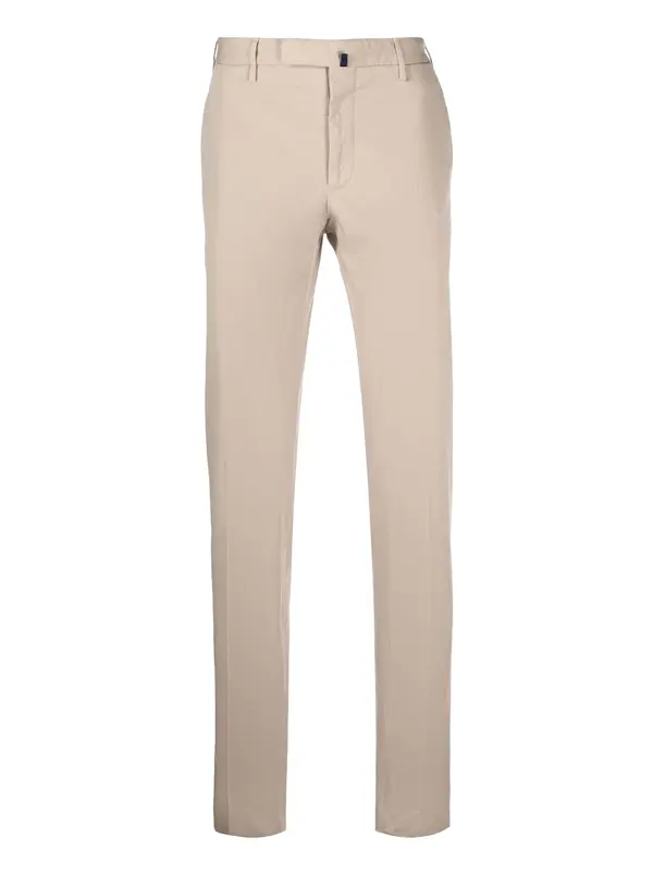 Incotex Slim-cut Cotton Chinos - Neutrals