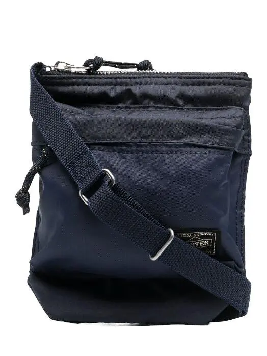 PORTER-YOSHIDA & CO Logo Patch Crossbody Bag - Blue