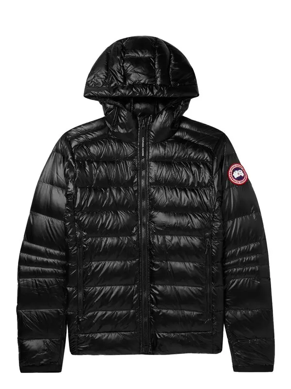 Canada Goose Crofton Slim-fit Recycled Nylon-ripstop Hooded Down Jacket - Black
