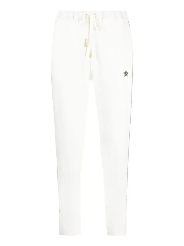 Lorena Antoniazzi Star-patch Track Pants - White