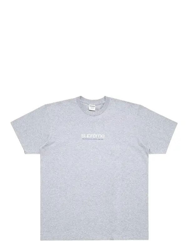 Supreme Five Boroughs Crew Neck T-shirt - Grey