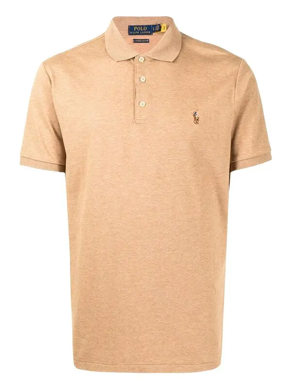 Polo Ralph Lauren Embroidered-pony Polo Shirt - Brown