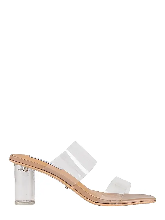 TONY BIANCO Sabelle Sandal - Clear Vynalite & Skin Capretto