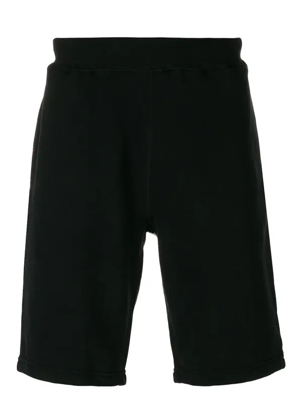 Sunspel Straight Leg Track Shorts - Black