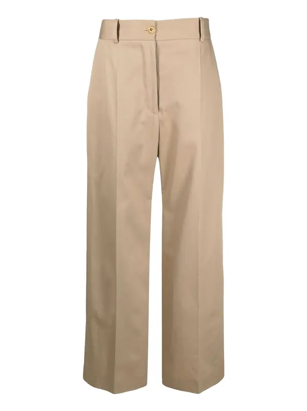 Patou Wide-leg Tailored Trousers - Neutrals
