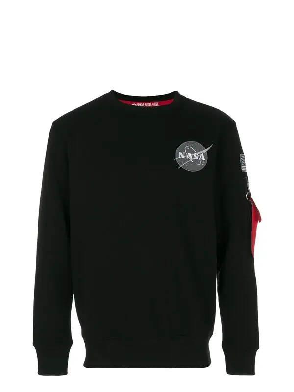 Alpha Industries Nasa Sweatshirt - Black