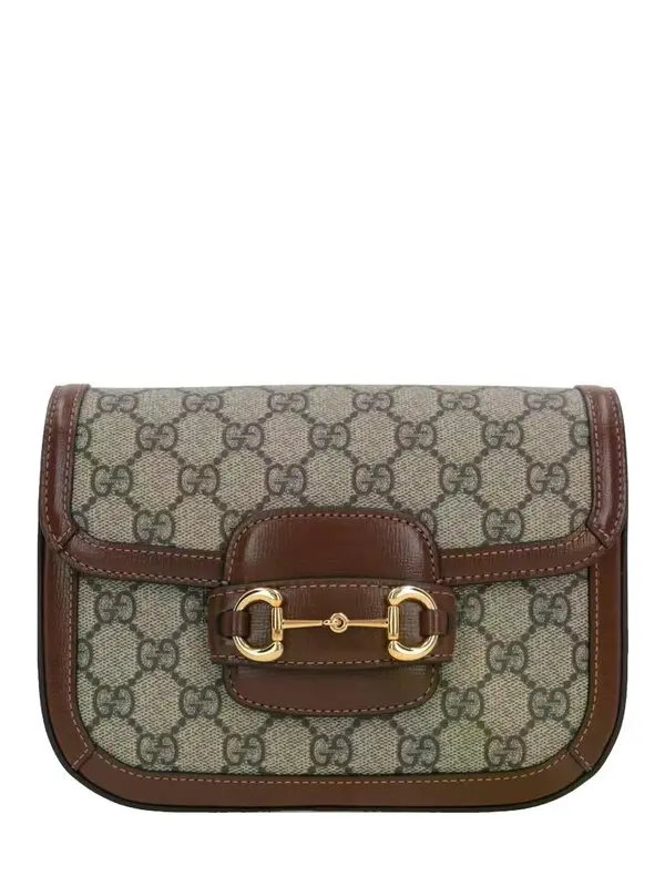 Gucci Mini Horsebit 1955 Shoulder Bag - Brown