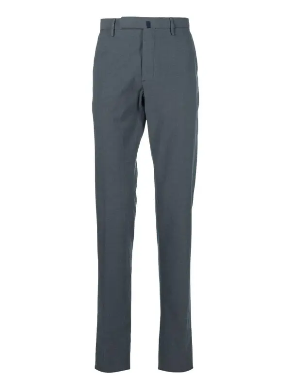 Incotex Tailored Dot-detail Trousers - Blue
