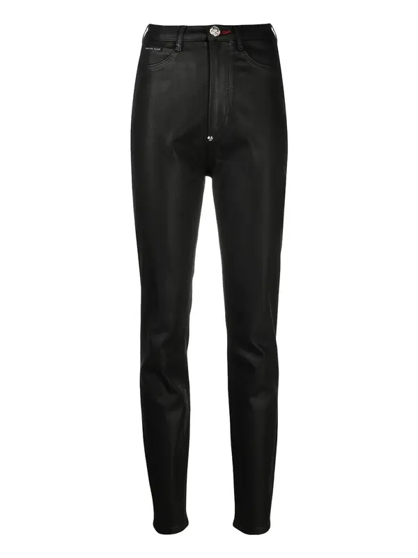 Philipp Plein High-waist Jeggings - Black