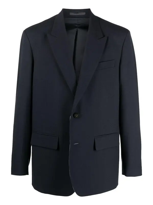 Valentino Garavani Single-button Single-breasted Blazer - Blue