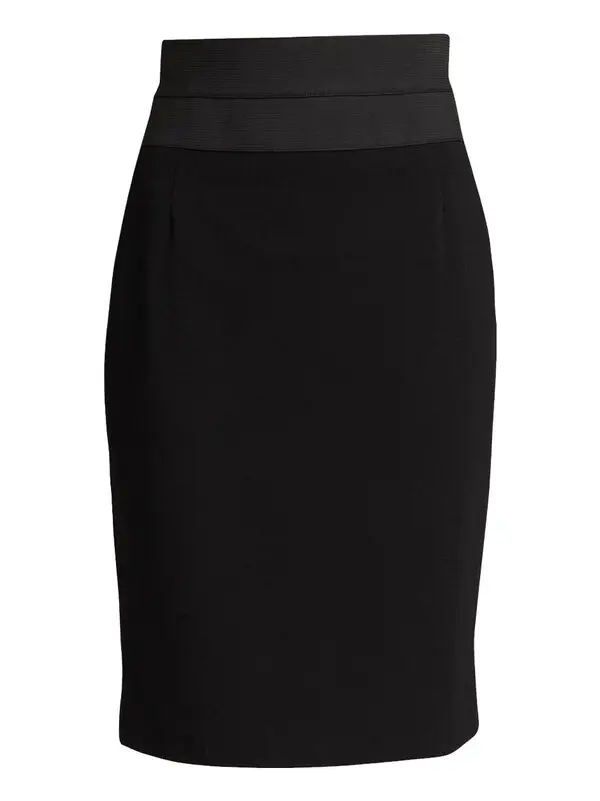 Akris High-waist Pencil Skirt - Black