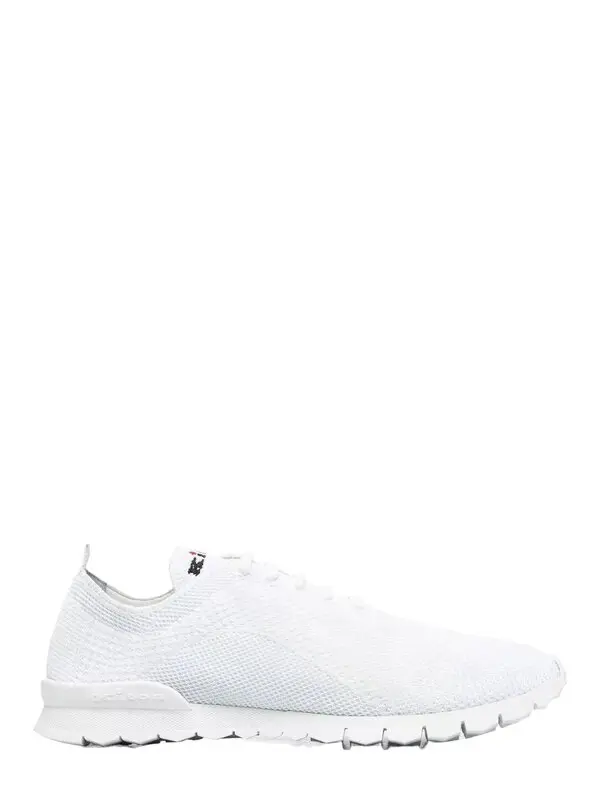 Kiton Warp Knit Low-top Sneakers - White