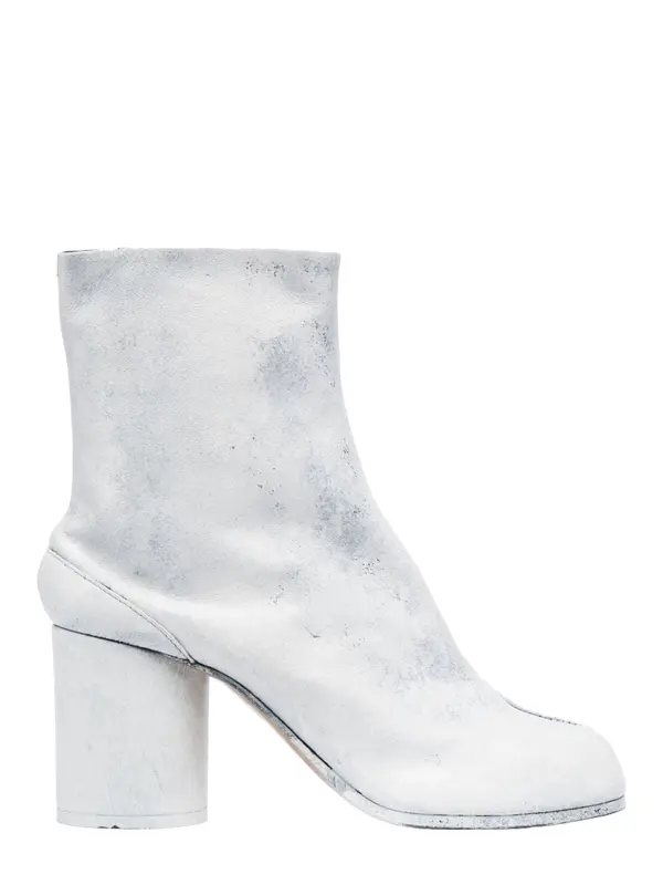 MAISON MARGIELA Tabi Bianchetto 80mm Ankle Boots - White