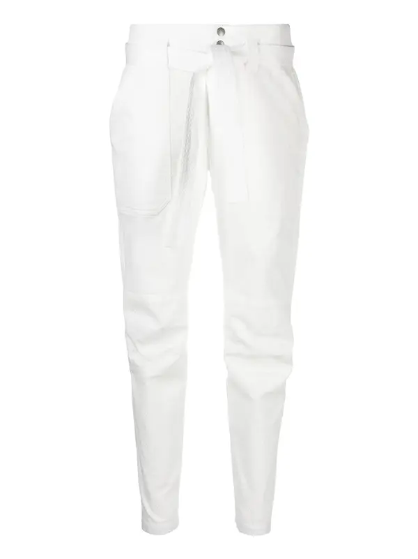 Rag & Bone Abby Cotton-blend Trousers - White