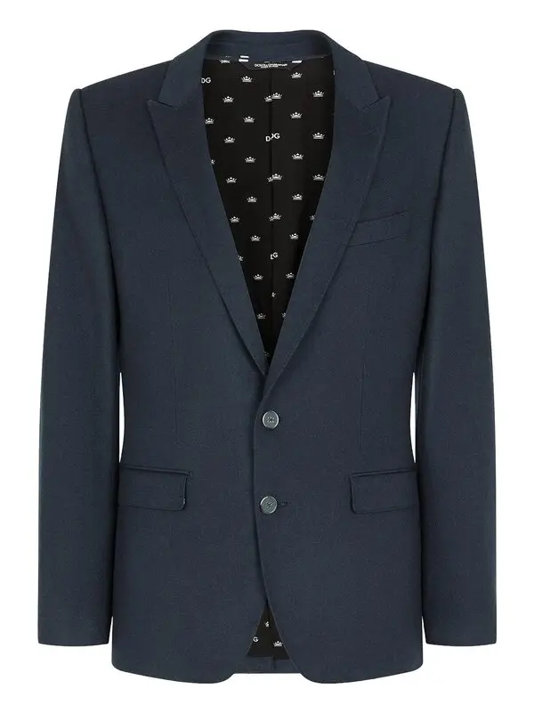 Dolce & Gabbana Single-breasted Cashmere Blazer - Green