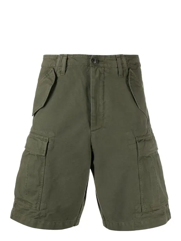 FORTELA Cotton Cargo Shorts - Green