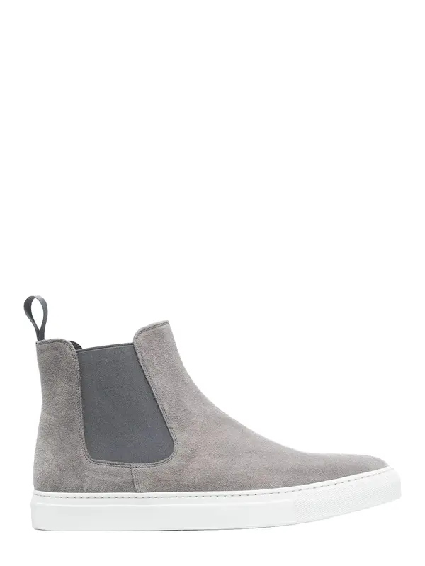 SCAROSSO Elasticated Side-panel Sneakers - Grey