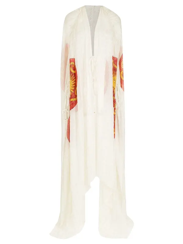 AMIR SLAMA Silk Shirt Dress - White
