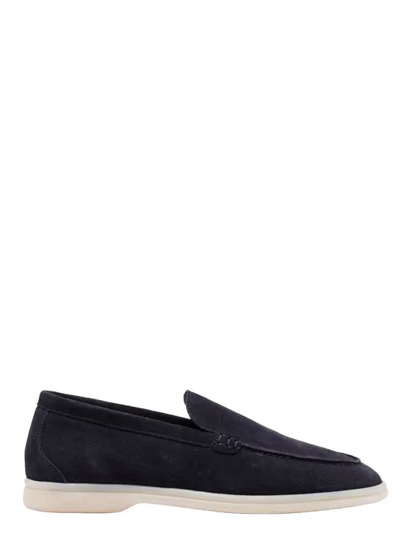SCAROSSO Ludovica Suede Loafers - Blue