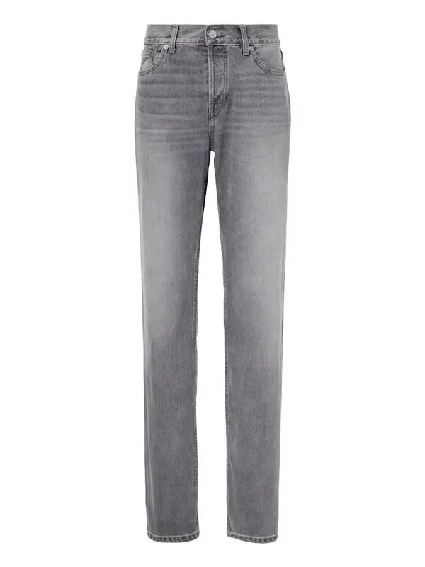 RE/DONE 70s High-rise Straight Leg Jeans - Grey