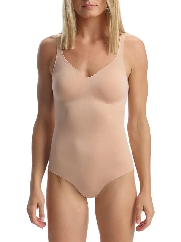 Commando Butter Soft-support Tank Bodysuit - Beige