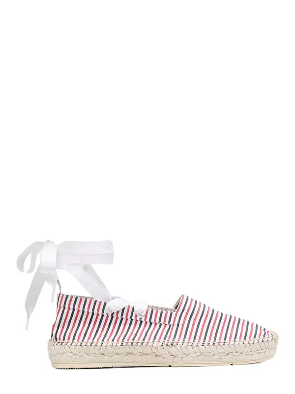 Thom Browne Removable Ankle Tie Espadrilles - Red