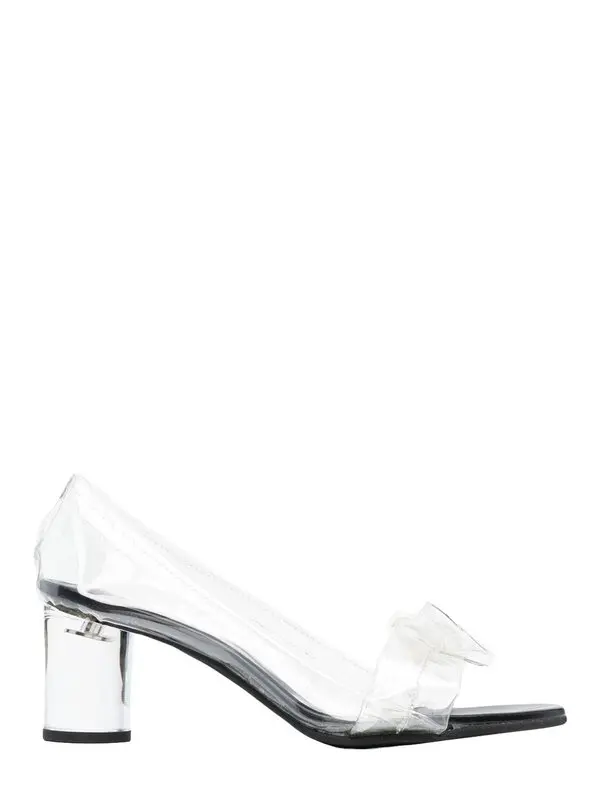Comme Des Garçons Transparent Bow Pumps - Neutrals