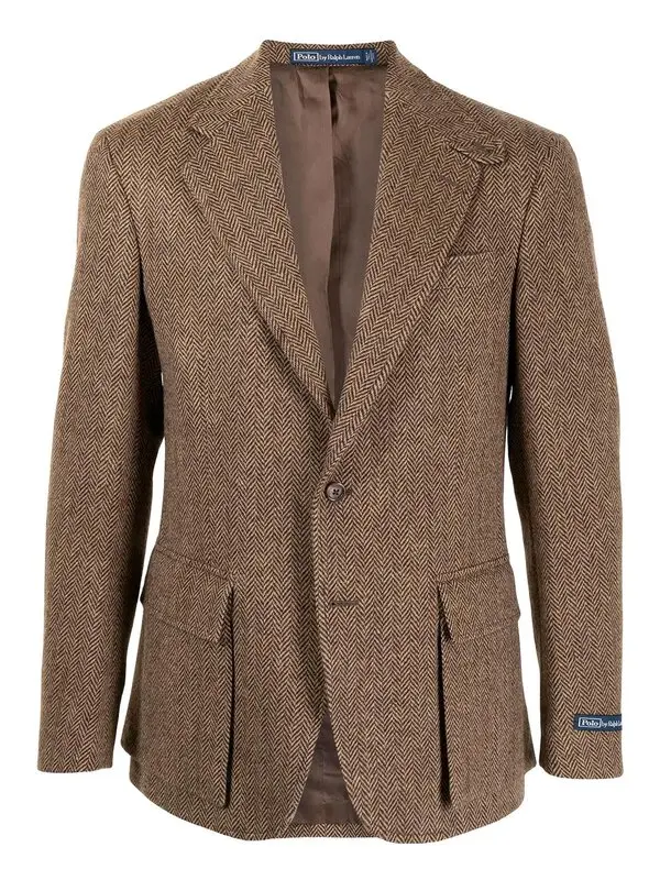 Polo Ralph Lauren Herringbone-pattern Sport Coat - Brown