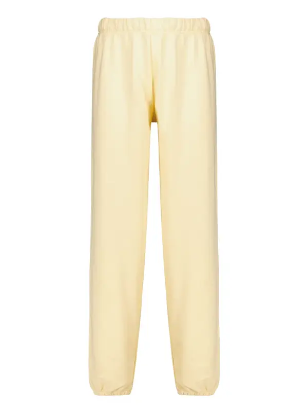 Tory Burch Cotton Jersey Sweatpants - Yellow