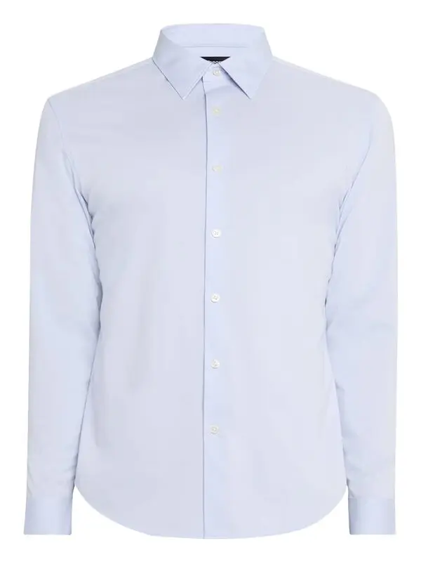 Theory Sylvain Shirt In Structure Knit - Olympic