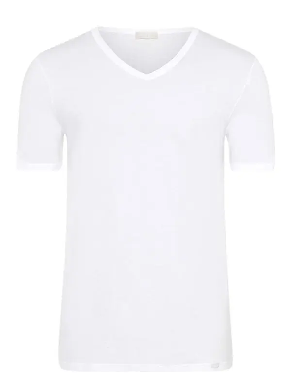 Hanro Ultralight Cotton V-neck T-shirt - White