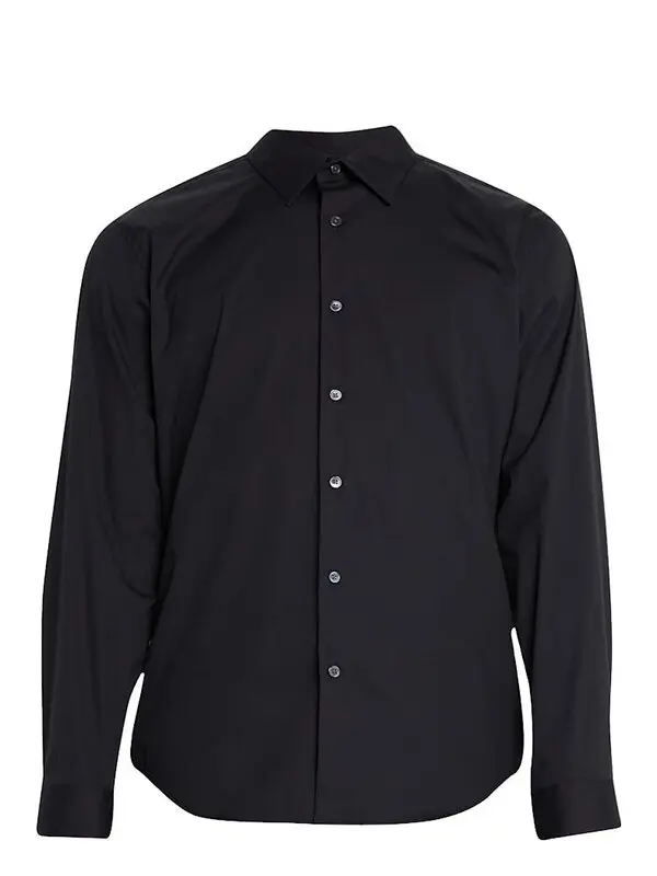 Theory Sylvain Tailored-fit Sport Shirt - Black
