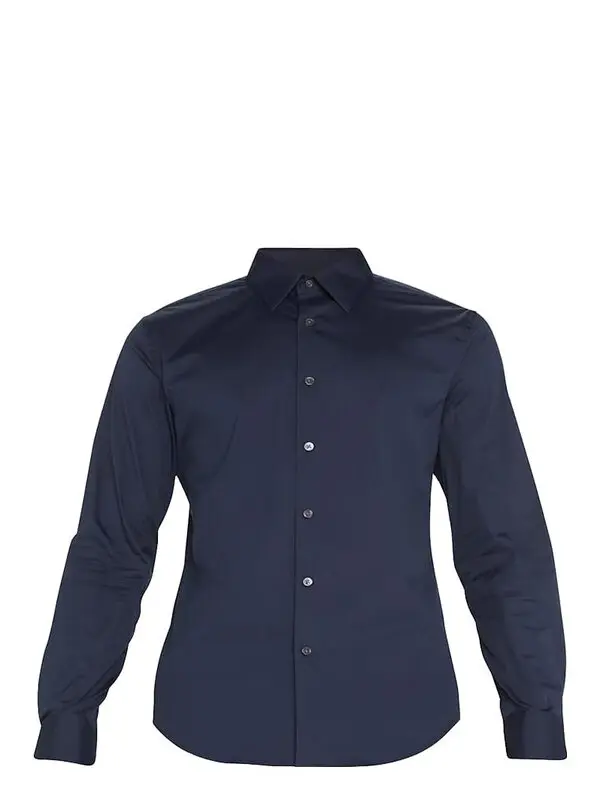 Theory Sylvain Tailored-fit Sport Shirt - Eclipse