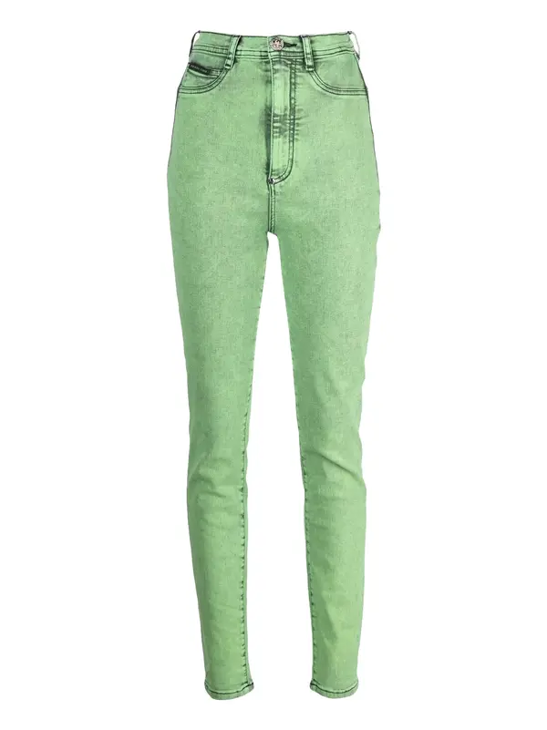 Philipp Plein High-waisted Jeggings - Green