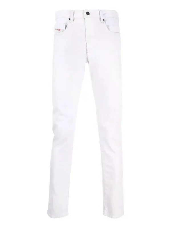 Diesel D-strukt Slim-fit Jeans - White