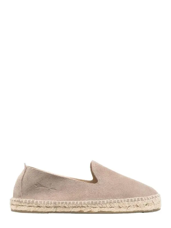 Manebí Hamptons Leather Espadrilles - Neutrals