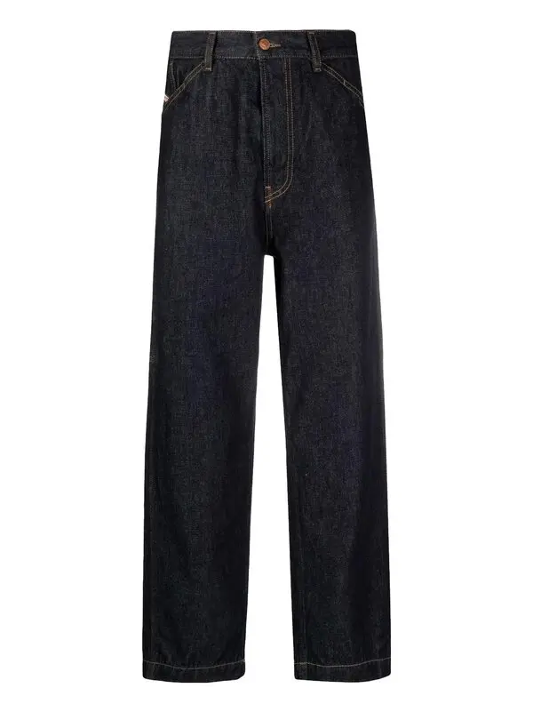 DIESEL® High-waist Straight Jeans - Blue