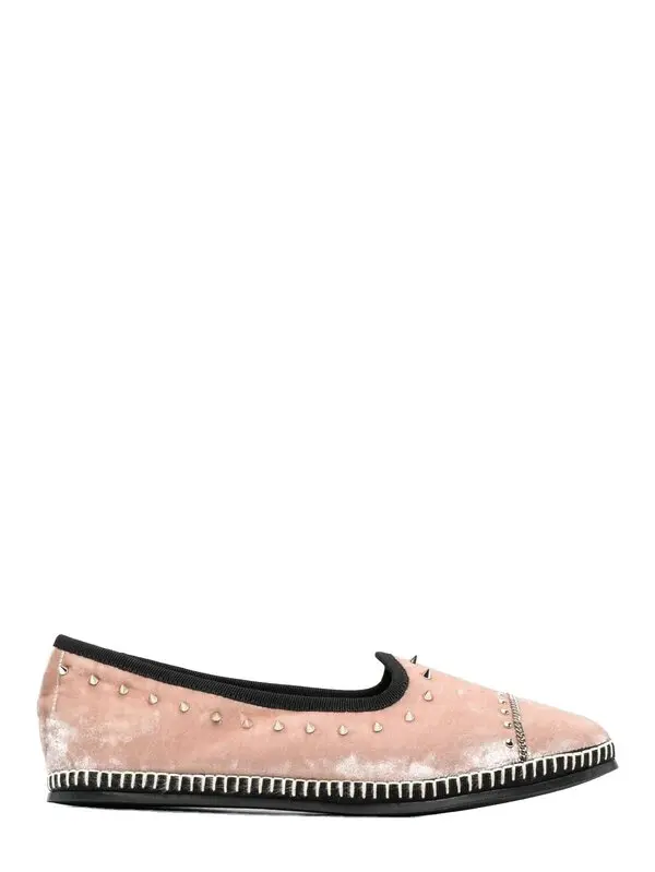 GIUSEPPE ZANOTTI Otium Velvet Loafers - Pink
