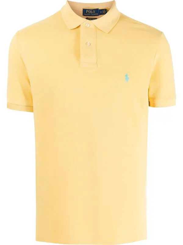 Polo Ralph Lauren Embroidered-design Polo Shirt - Yellow