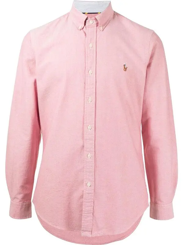 Polo Ralph Lauren Embroidered-design Long-sleeve Shirt - Red