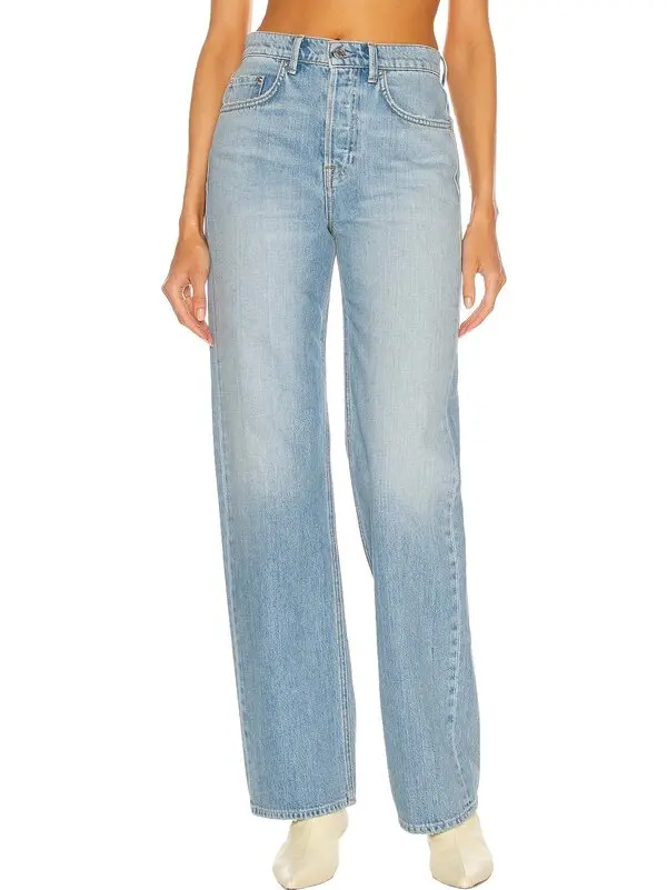 GRLFRND Brooklyn High-rise Straight Jeans - Miracle Mile