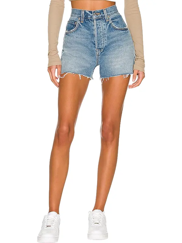 GRLFRND Jules Denim Shorts - Wave Hill
