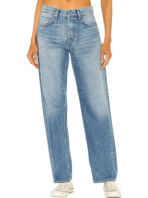 GRLFRND Bella Low Rise Boyfriend Jeans - Santa Monica