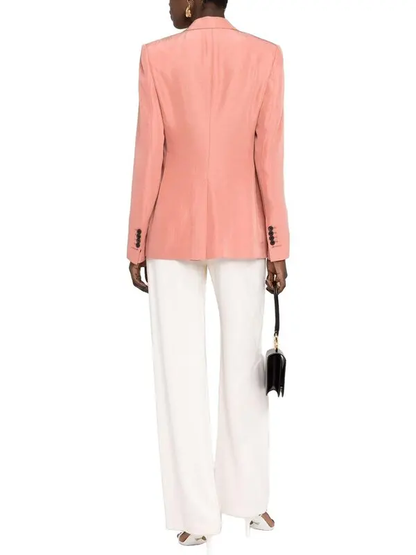 TOM FORD Single-breasted Tailored Blazer - Pink
