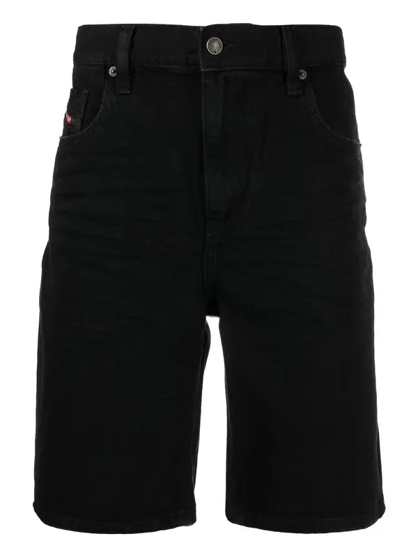 DIESEL D-strukt Denim Shorts - Black