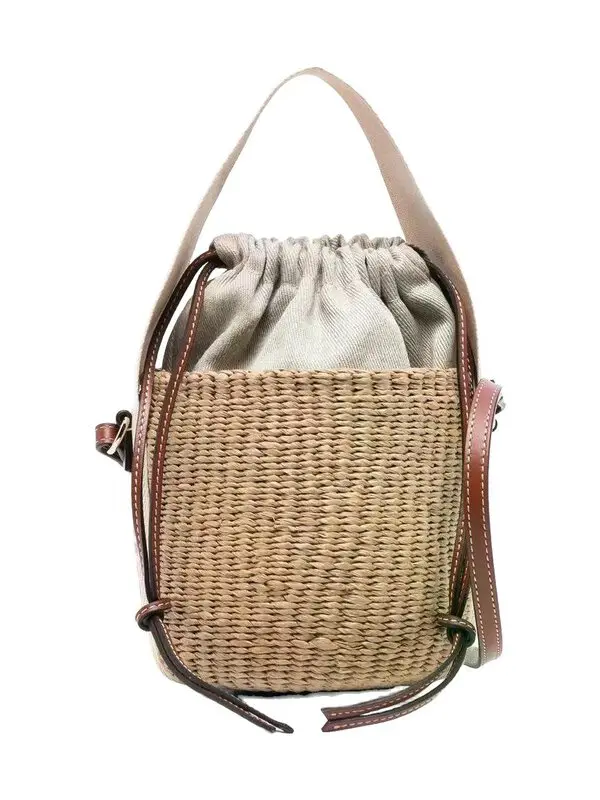 Chloé Small Woody Bucket Bag - Neutrals