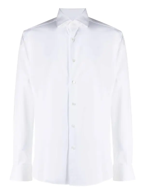 XACUS Long-sleeve Poplin Shirt - White