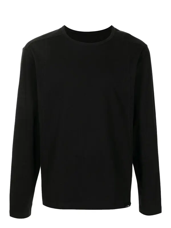 3.1 Phillip Lim Logo Patch Detail T-shirt - Black
