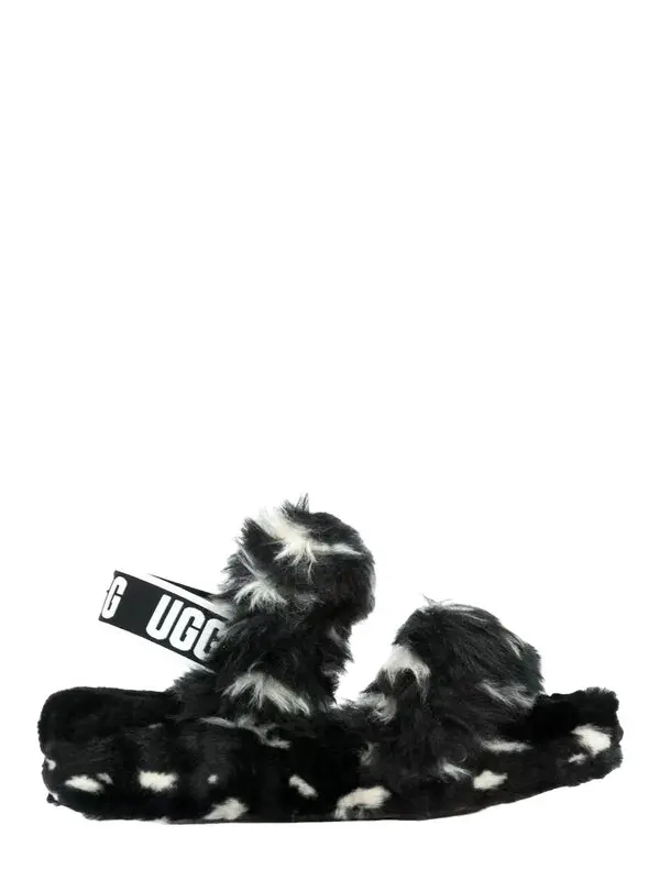 UGG Oh Yeah Spots Slides - Black
