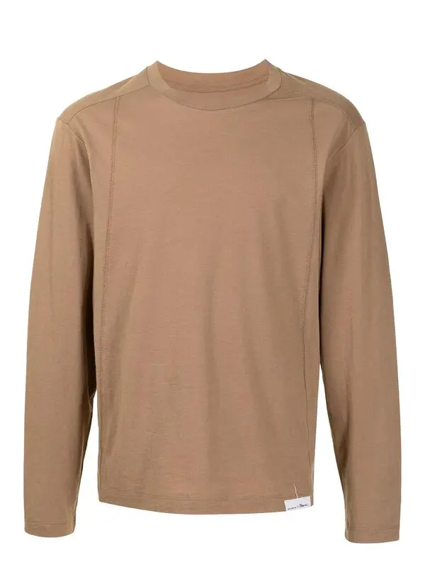 3.1 Phillip Lim Logo-patch Detail T-shirt - Neutrals